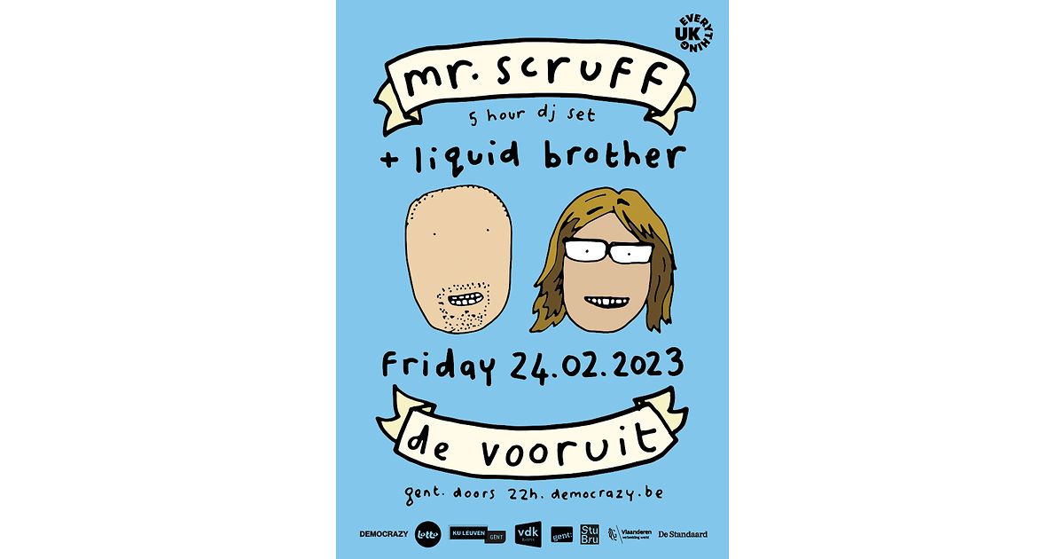 Everything UK: Mr. Scruff (5h dj-set) - Agenda - Democrazy